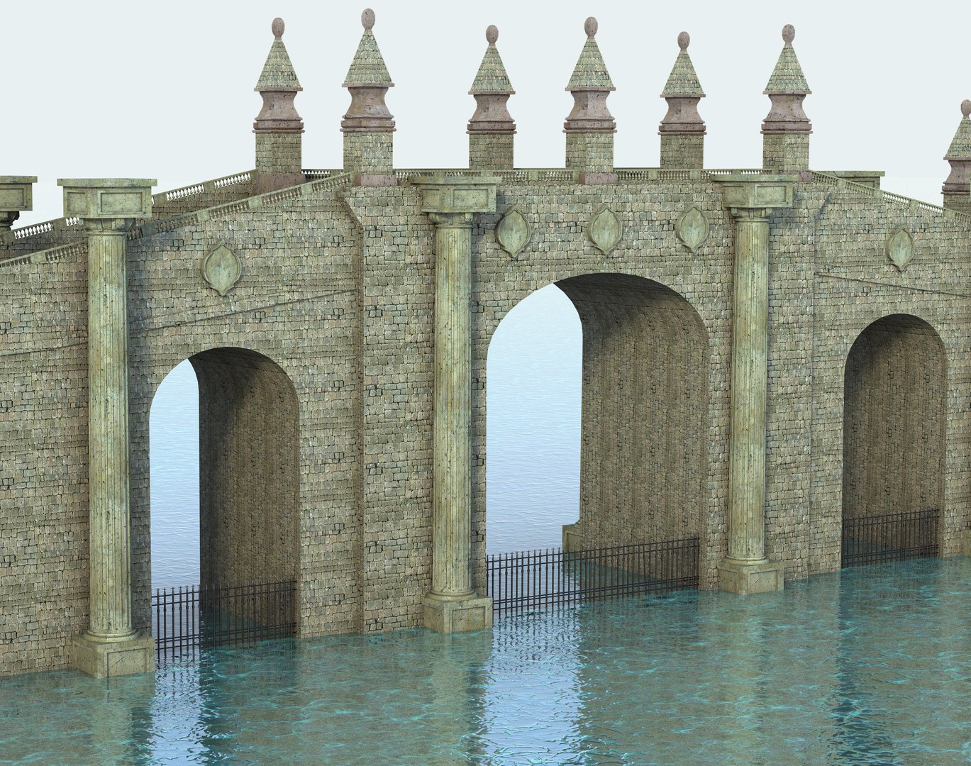 3D Bridge Fantasy Model - TurboSquid 1343290