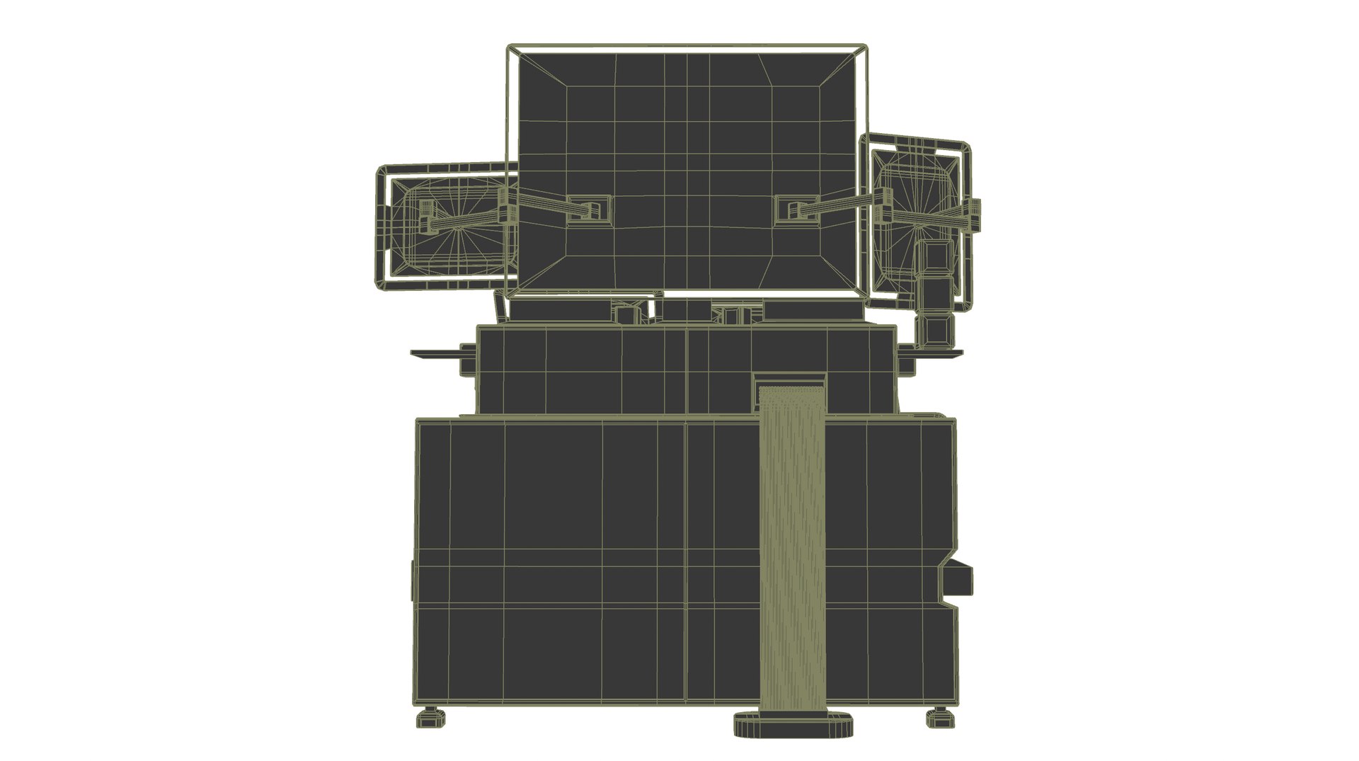 Game Ready Cyberpunk Rusty Table Model - TurboSquid 2283017