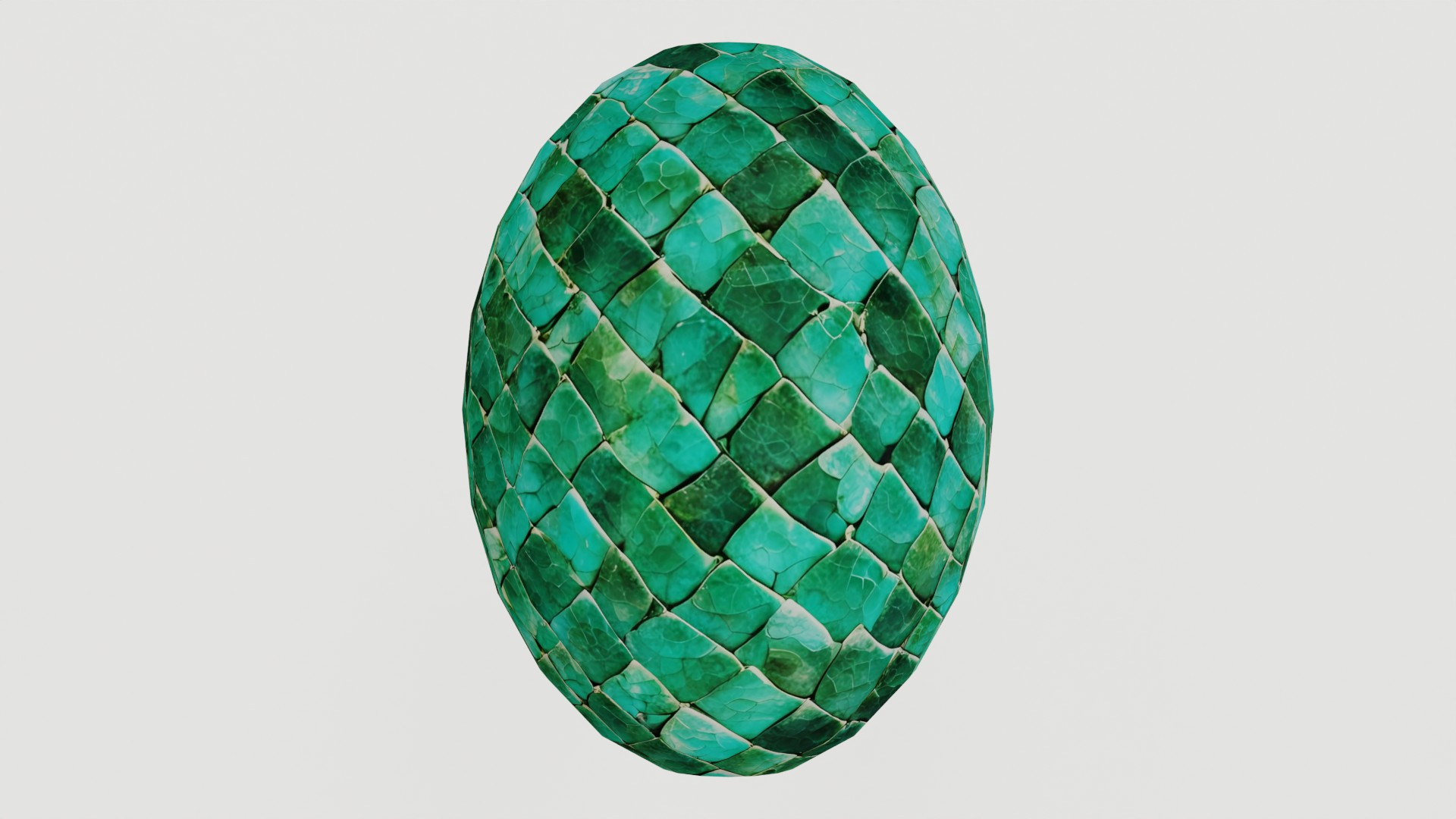 3D Lowpoly Green Dragon Egg Collection Model - TurboSquid 2289125
