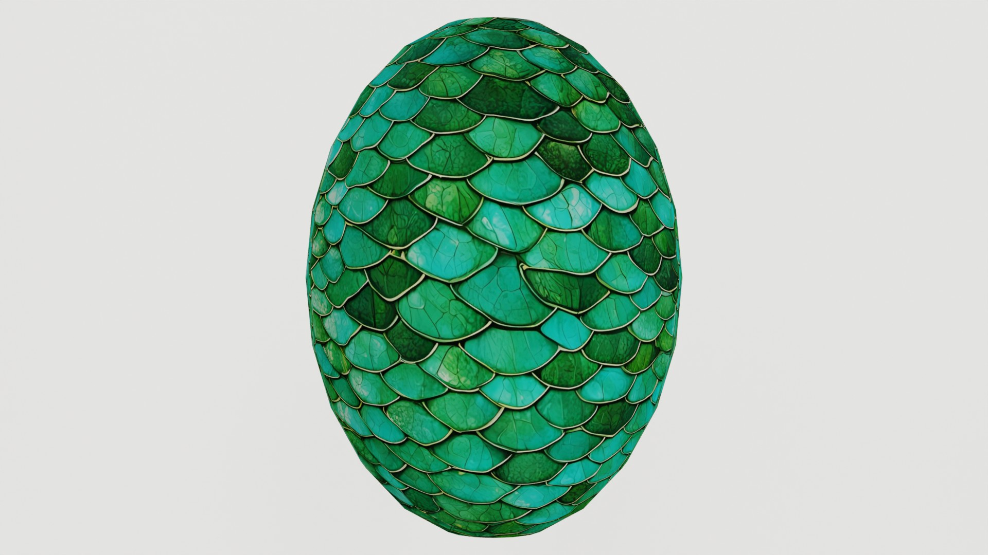 3D Lowpoly Green Dragon Egg Collection Model - TurboSquid 2289125