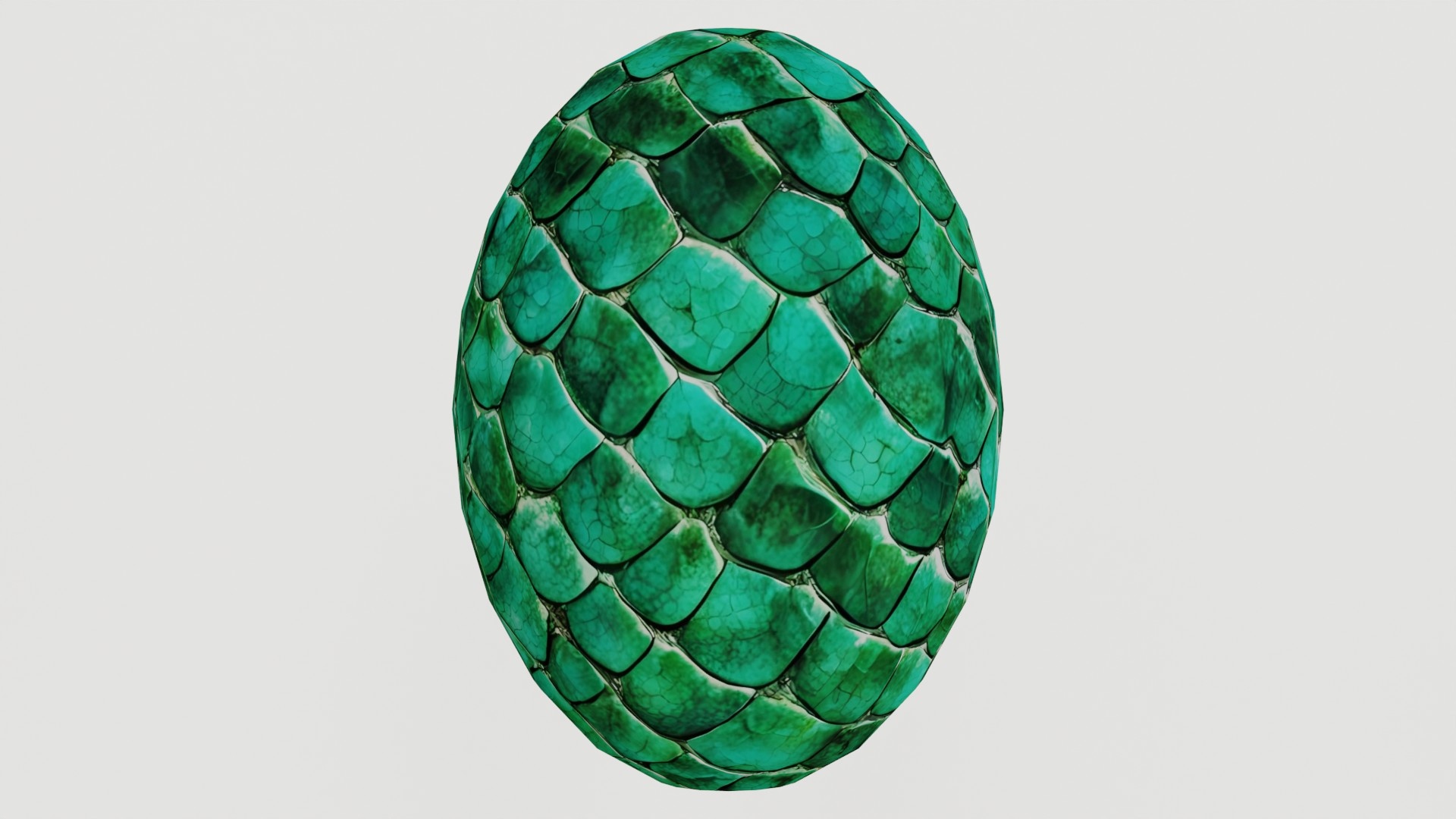3D Lowpoly Green Dragon Egg Collection Model - TurboSquid 2289125