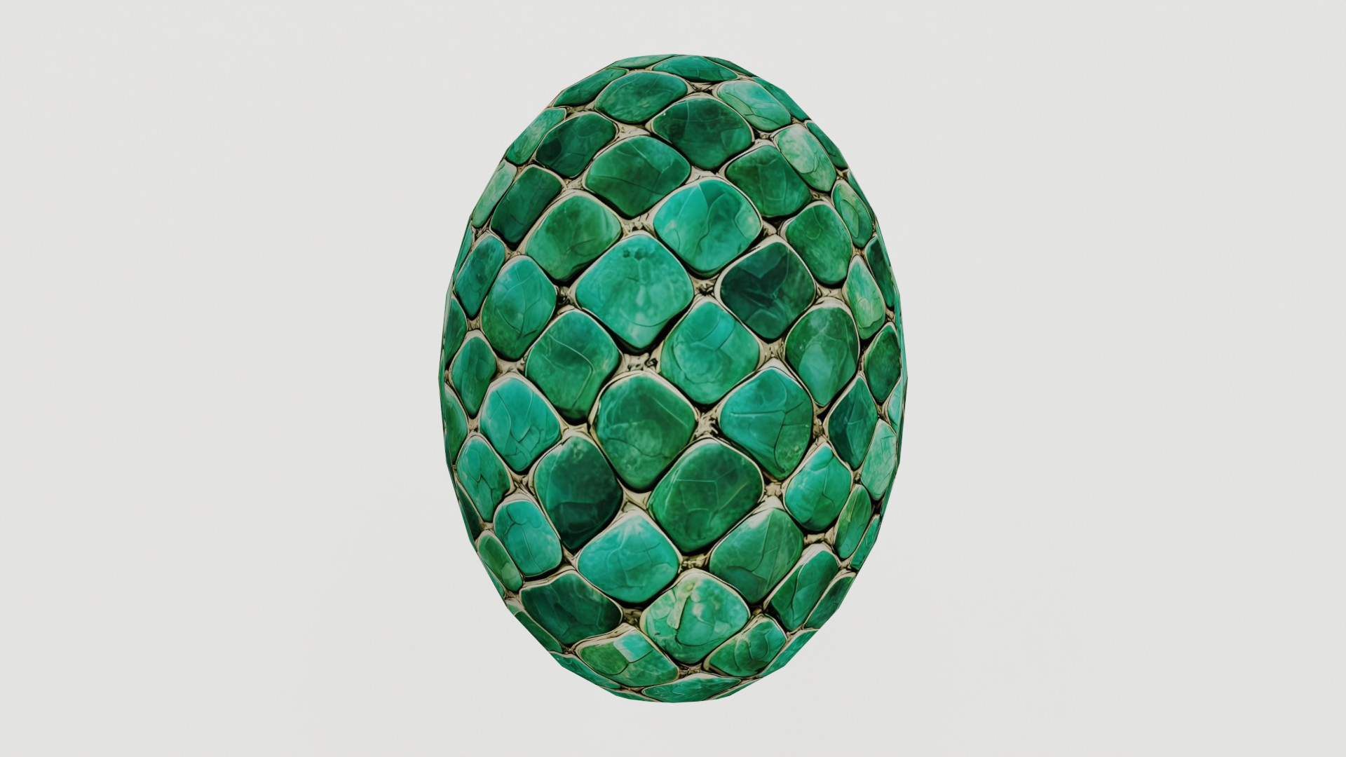 3D Lowpoly Green Dragon Egg Collection Model - TurboSquid 2289125