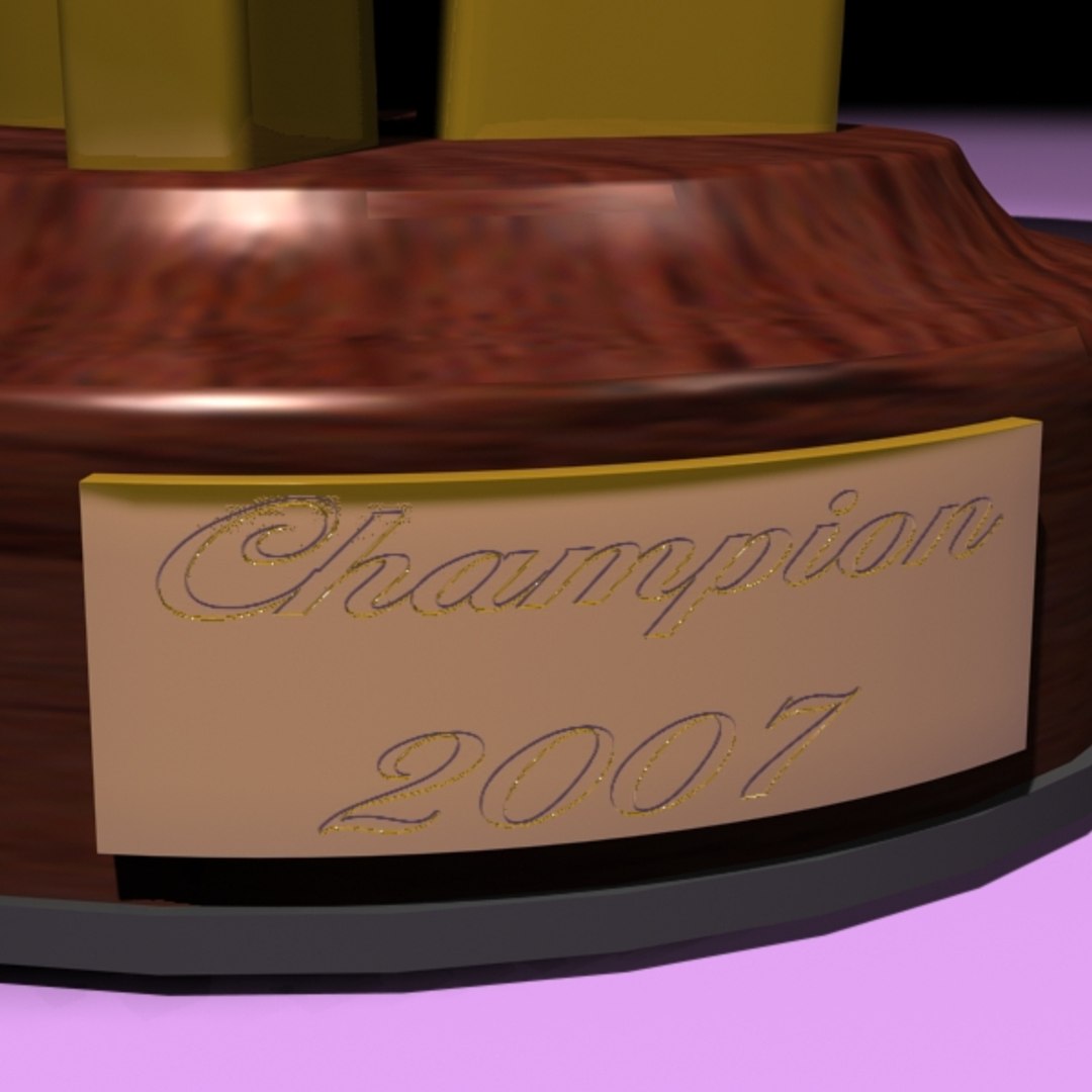 gold football trophy max