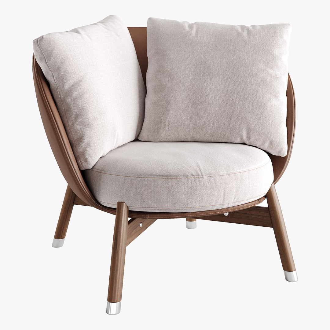 3D Flexform Armchair Eri Model - TurboSquid 2411552