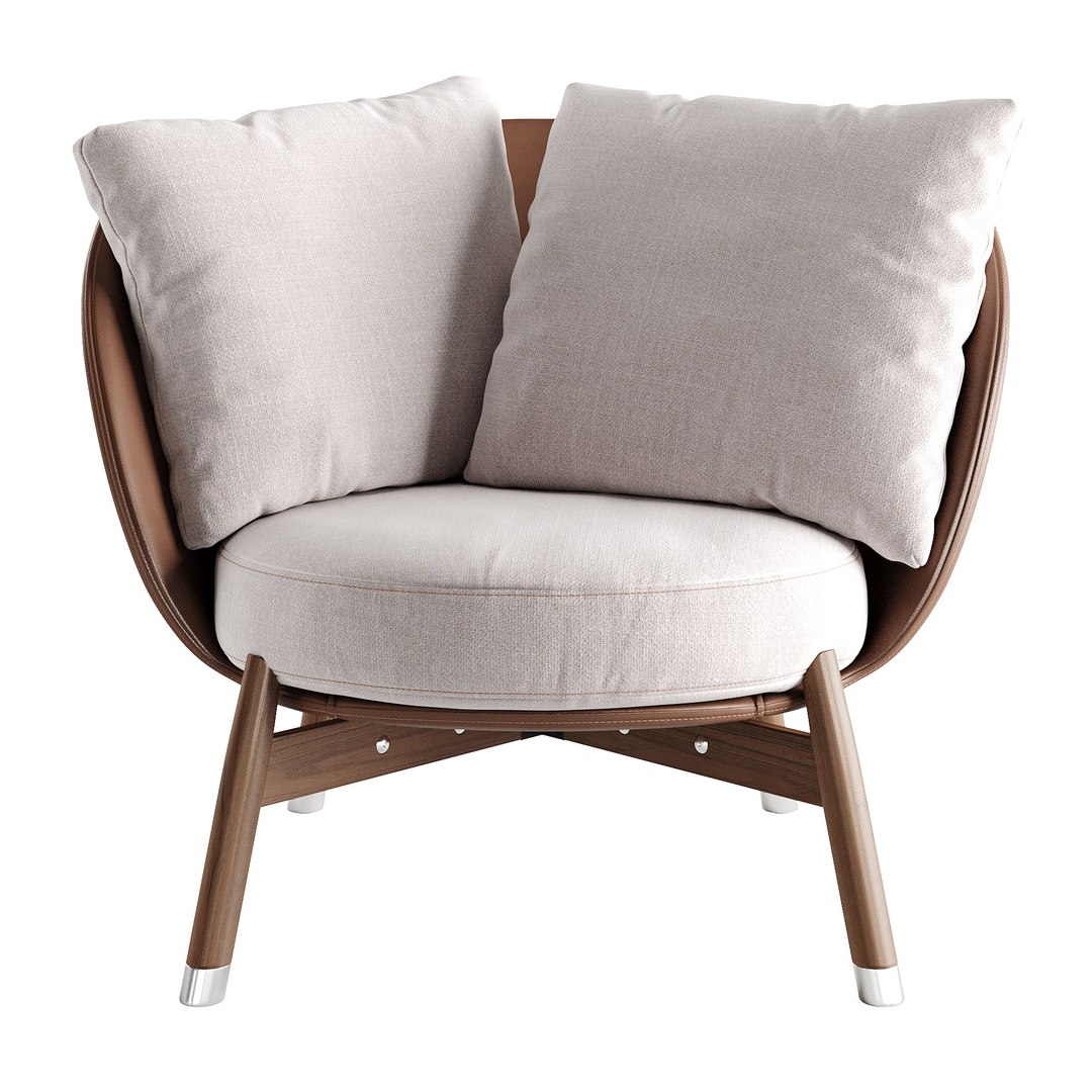 3D Flexform Armchair Eri Model - TurboSquid 2411552