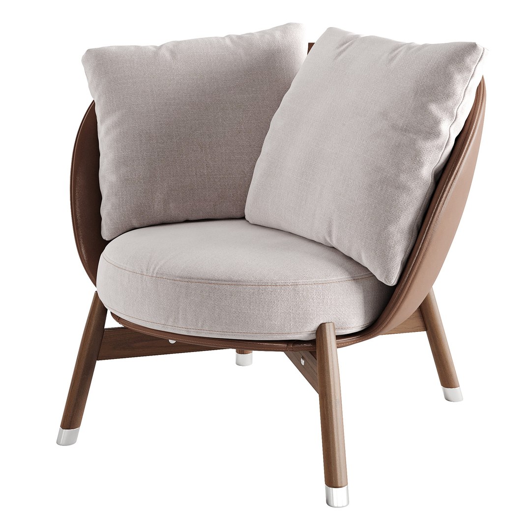 3D Flexform Armchair Eri Model - TurboSquid 2411552