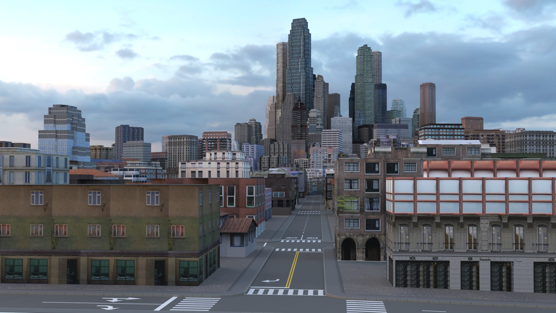 City 103 3D Model - TurboSquid 2215967