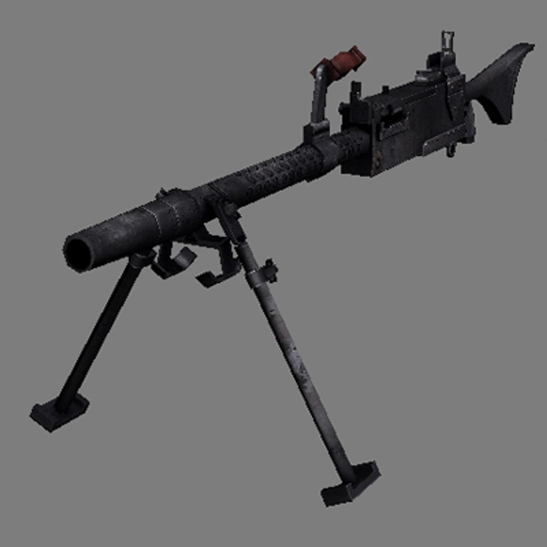 3d M1919a6 Normal Maps