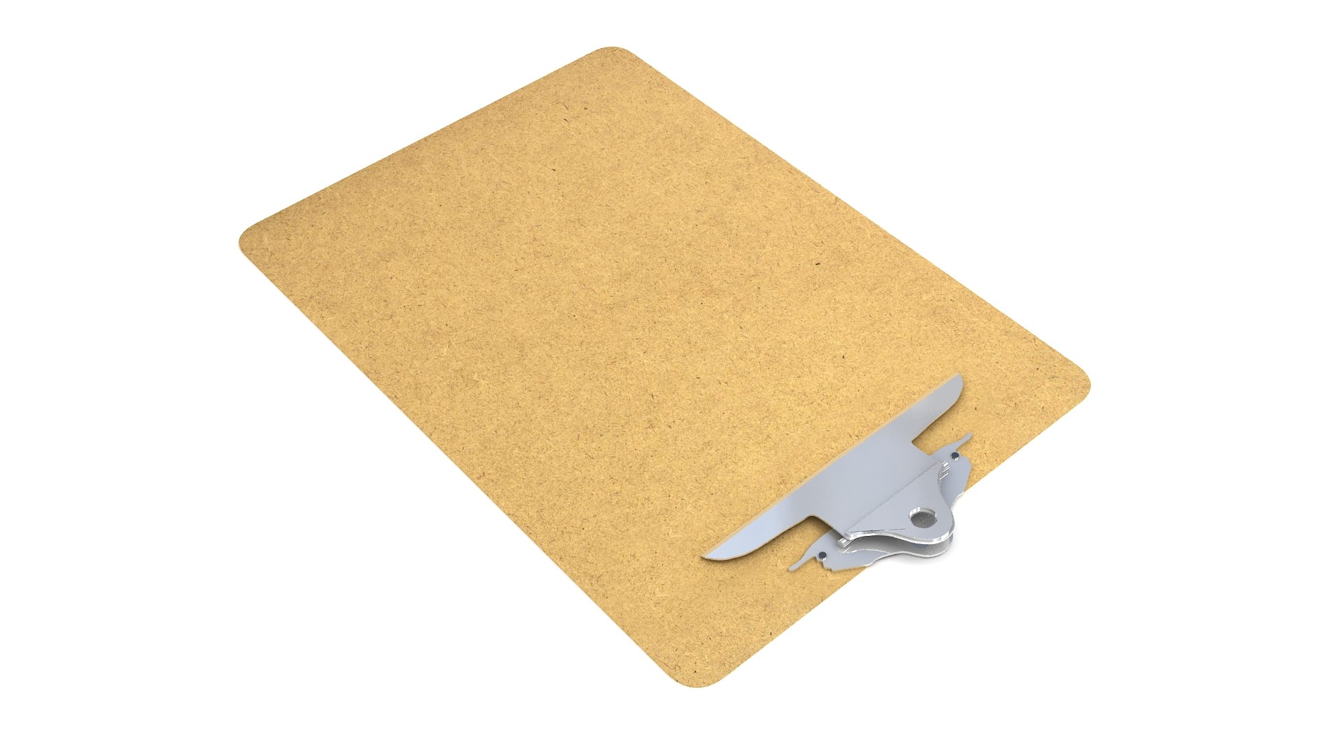 Clipboard Office 3D Model - TurboSquid 1677342