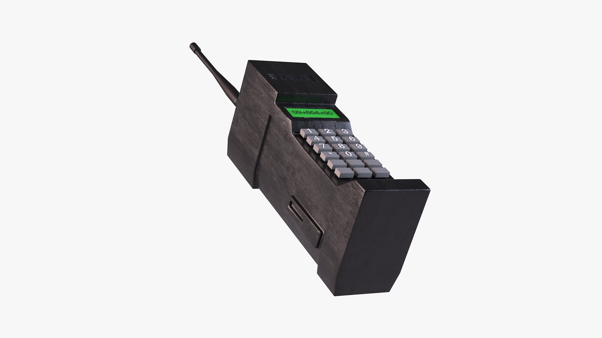 3D Retro Cell Phone - TurboSquid 1909207