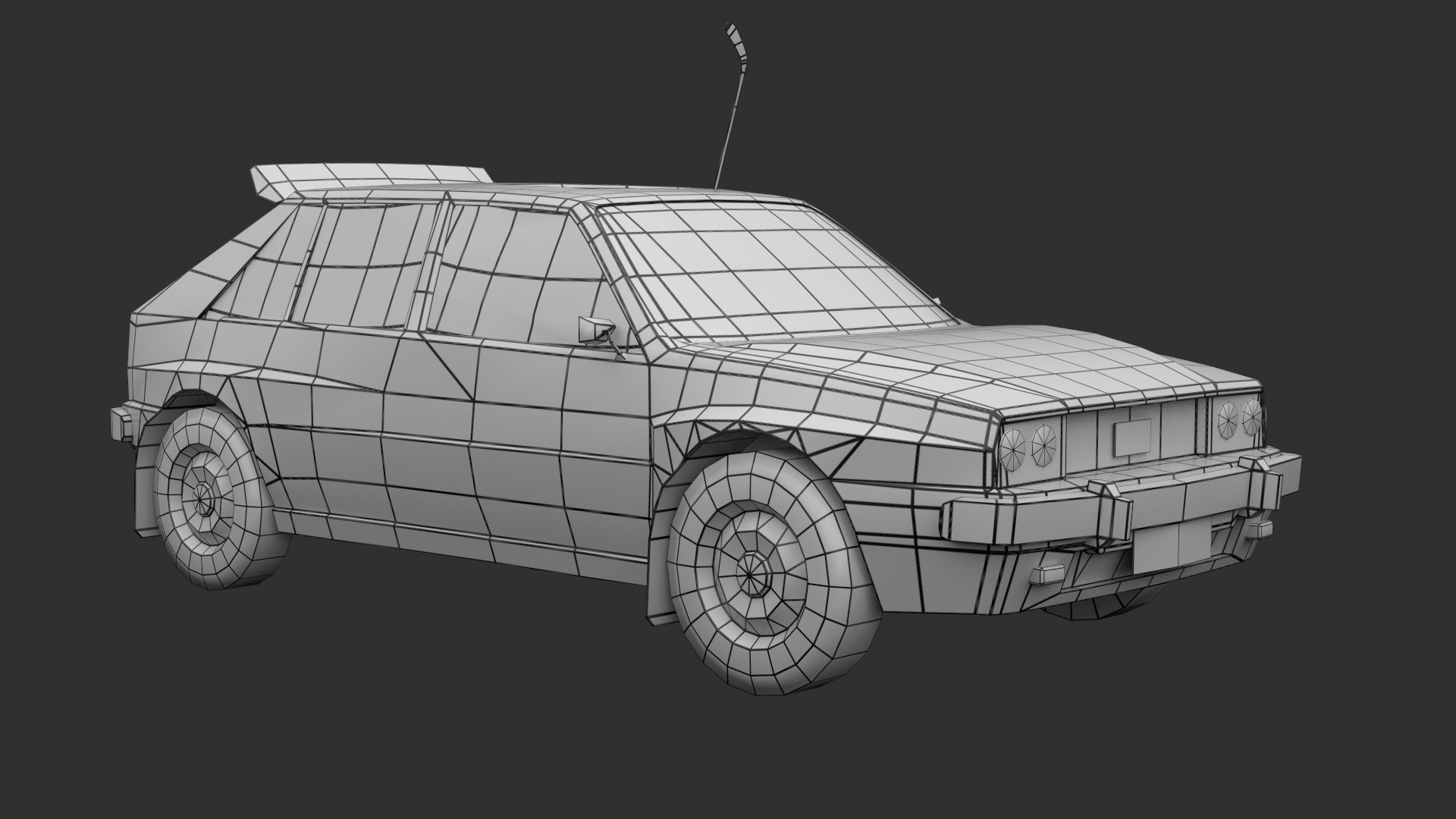 Charade Car - Game Ready 3D Model - TurboSquid 2343563