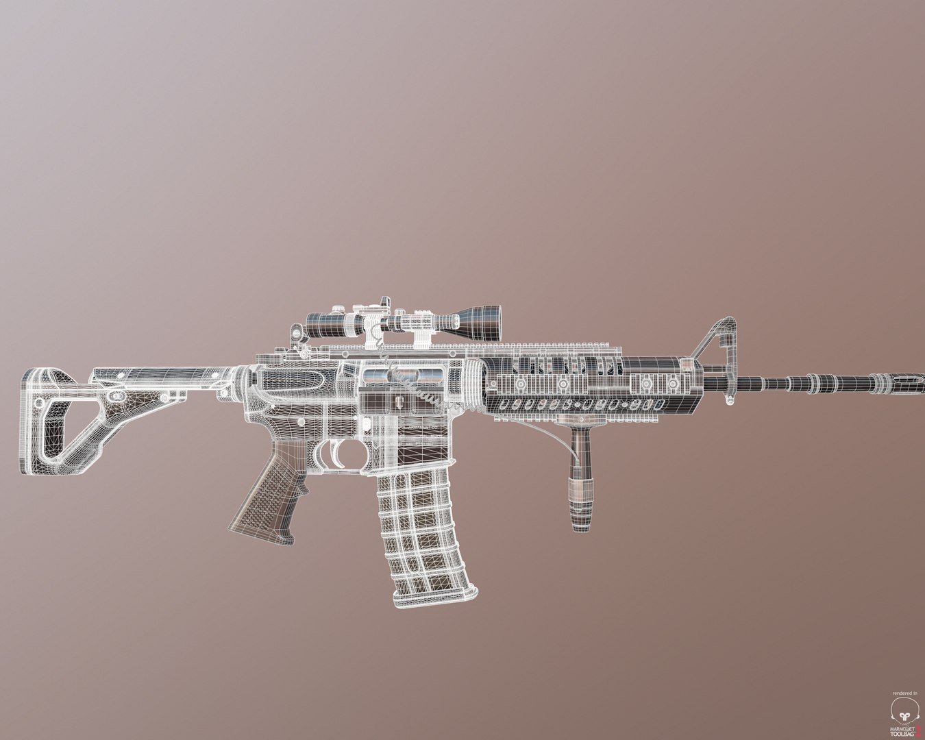 M4a1 3d Model