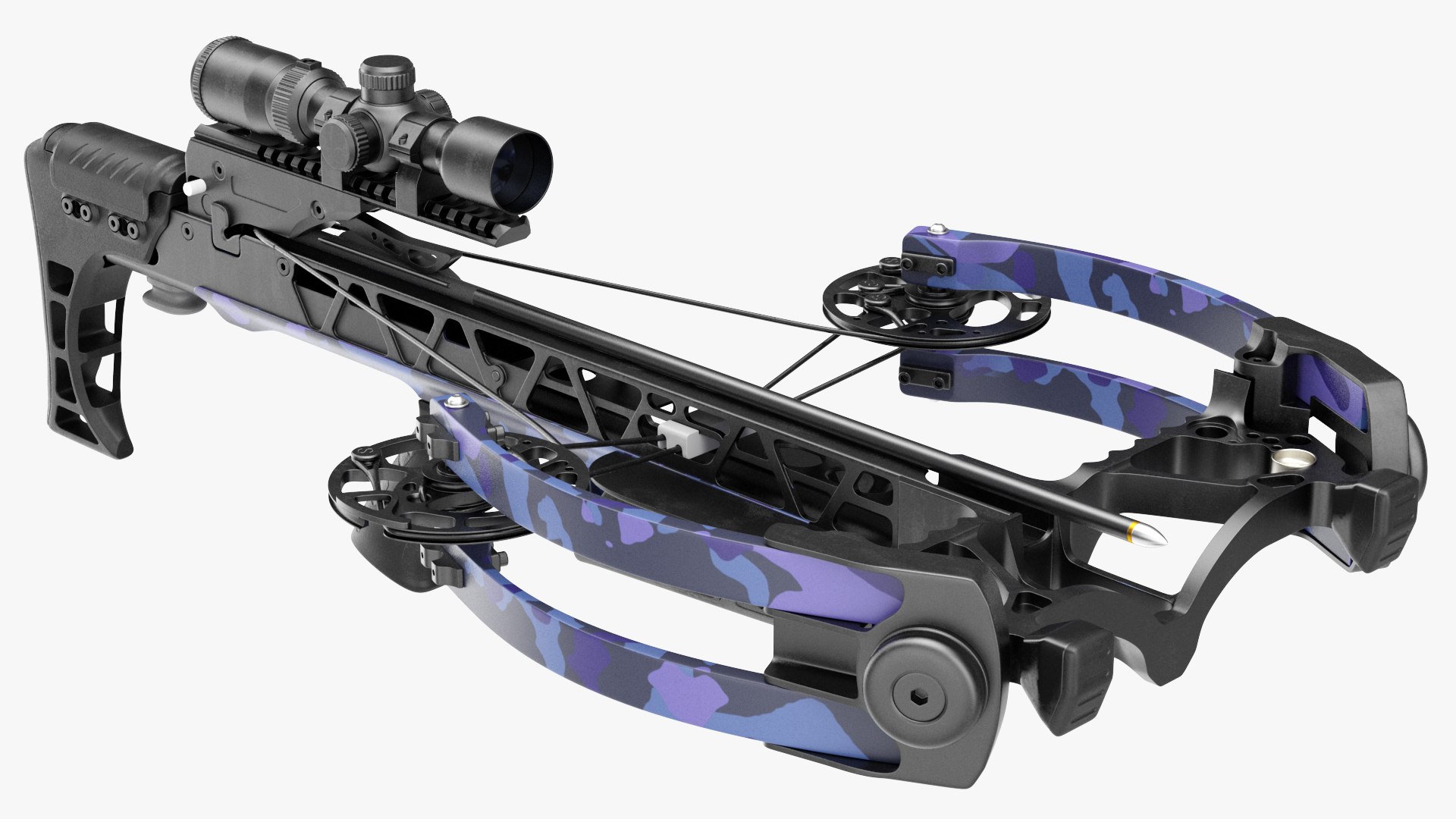 3D crossbow generic arrow scope model - TurboSquid 1465398