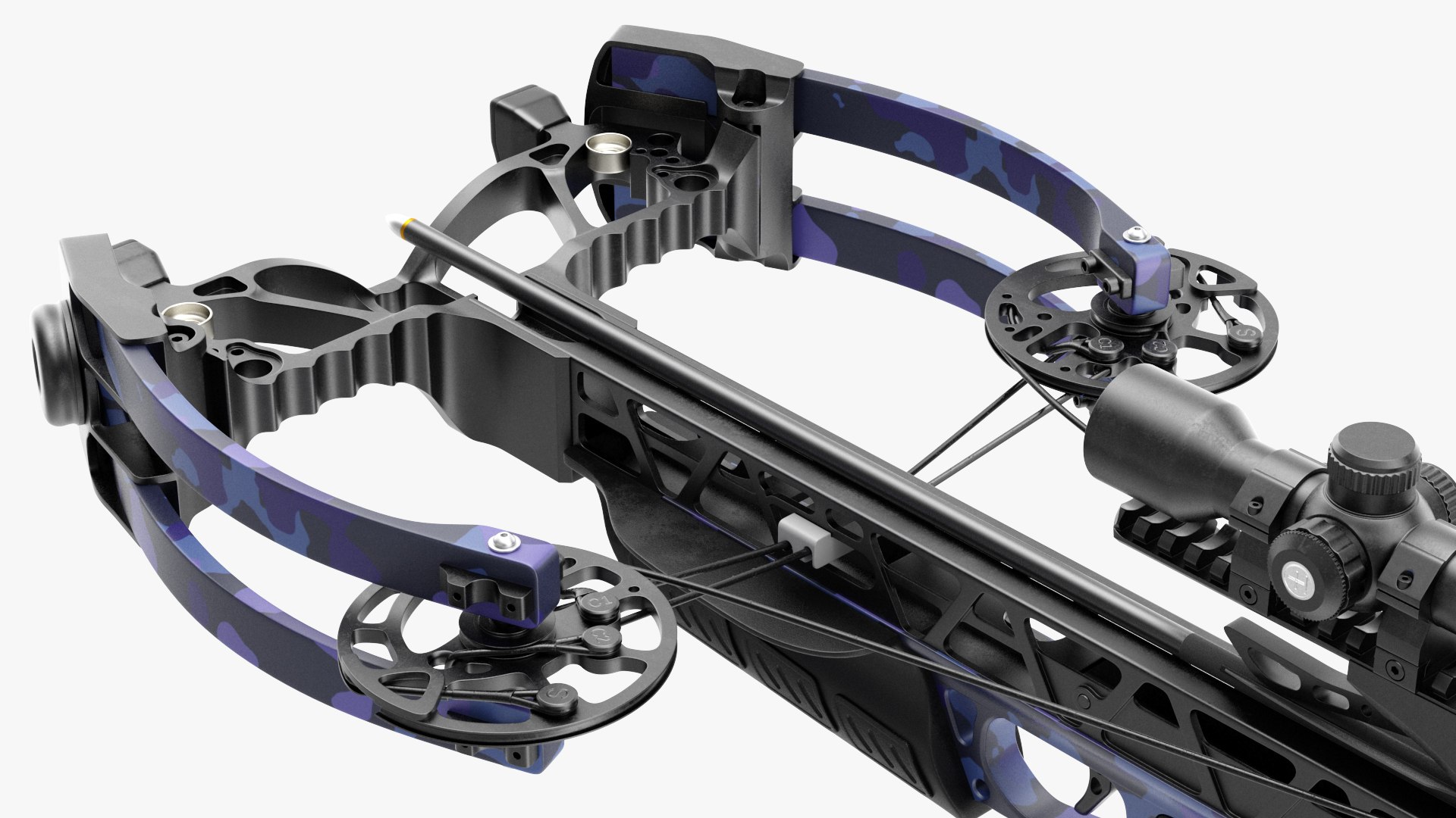 3D crossbow generic arrow scope model - TurboSquid 1465398