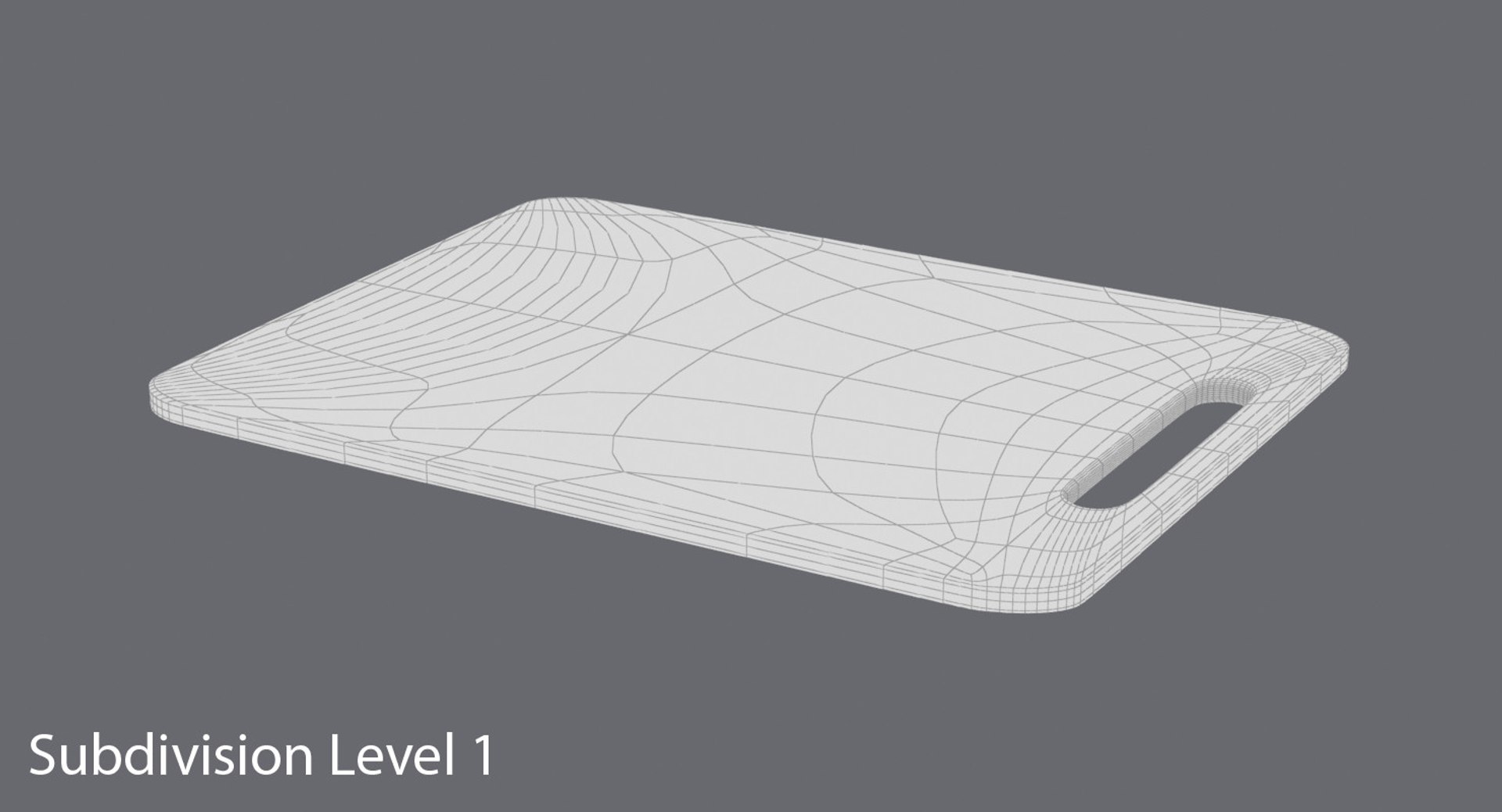 Plastic-chopping-board 3d Model