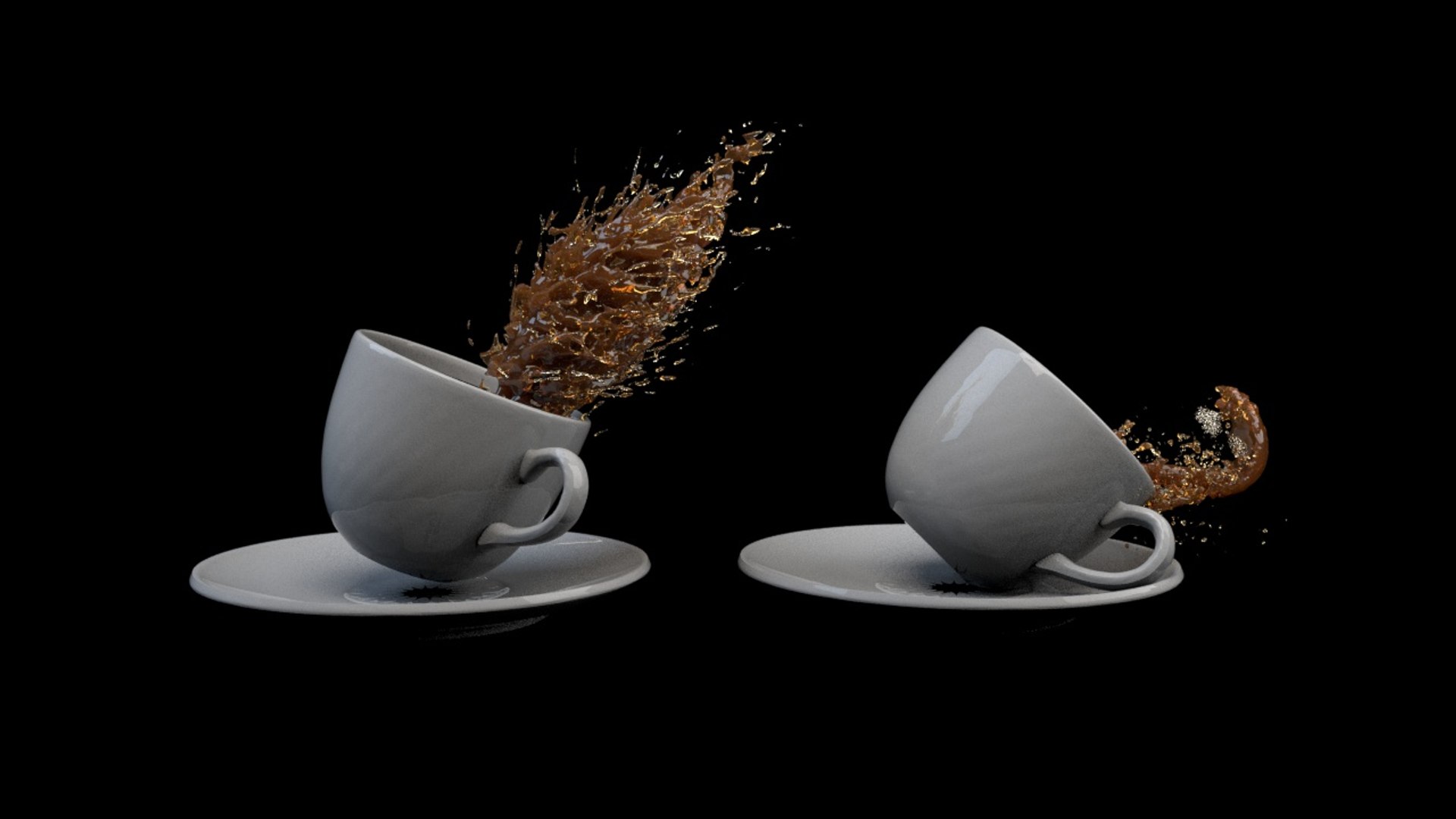 3D Cups Splashs - TurboSquid 1555208