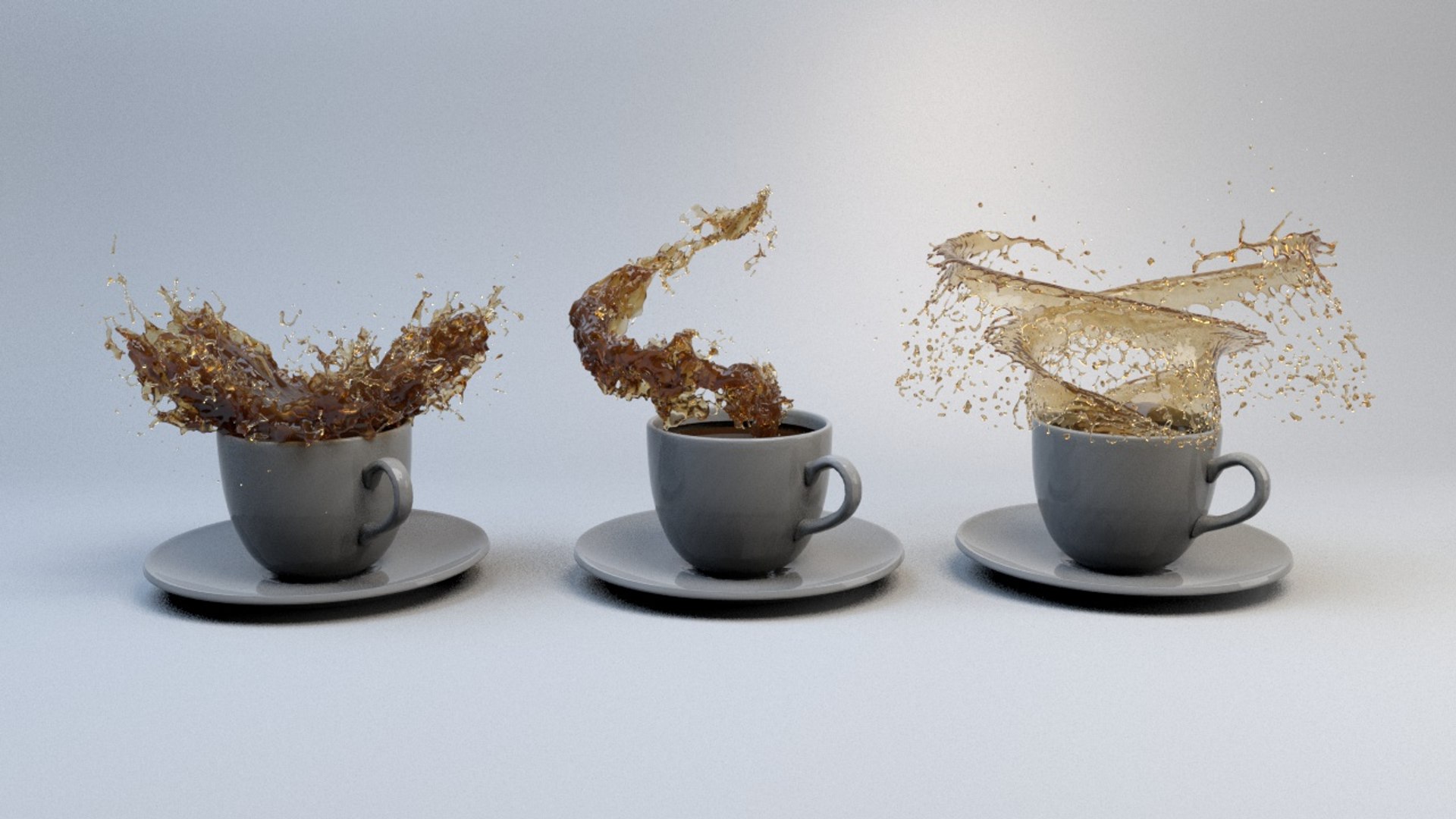 3D Cups Splashs - TurboSquid 1555208