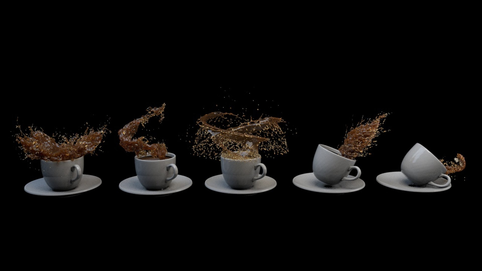 3D Cups Splashs - TurboSquid 1555208