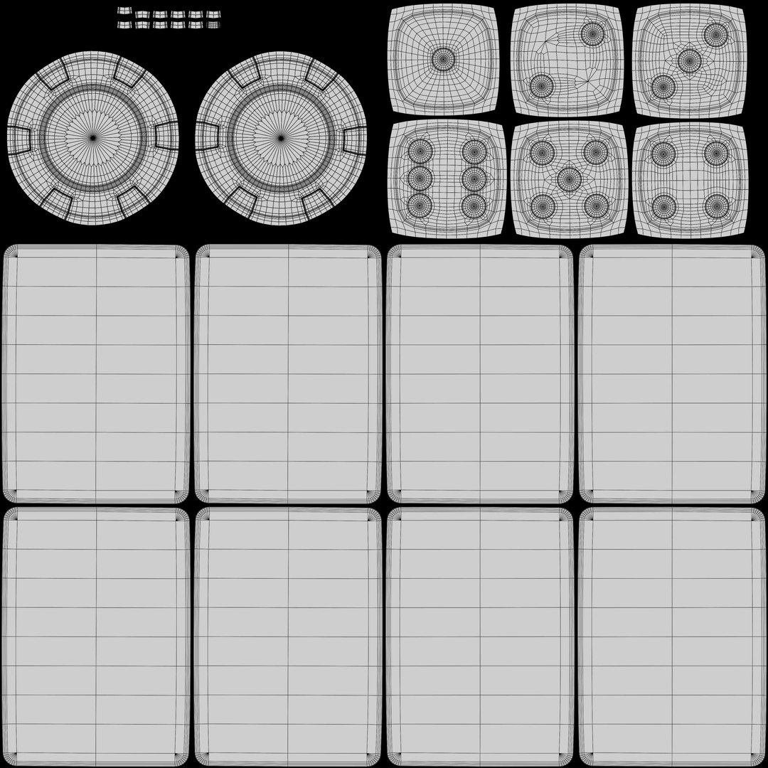 Casino Poker Set 3D Model - TurboSquid 2507515