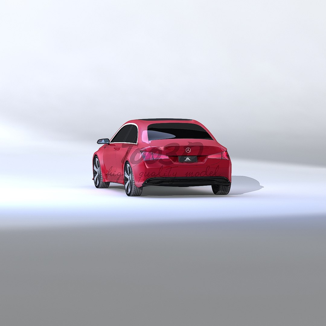 3D concept sedan - TurboSquid 1150539