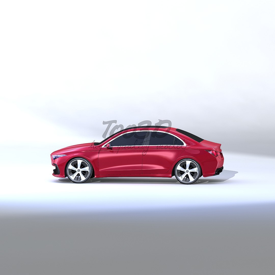 3D concept sedan - TurboSquid 1150539