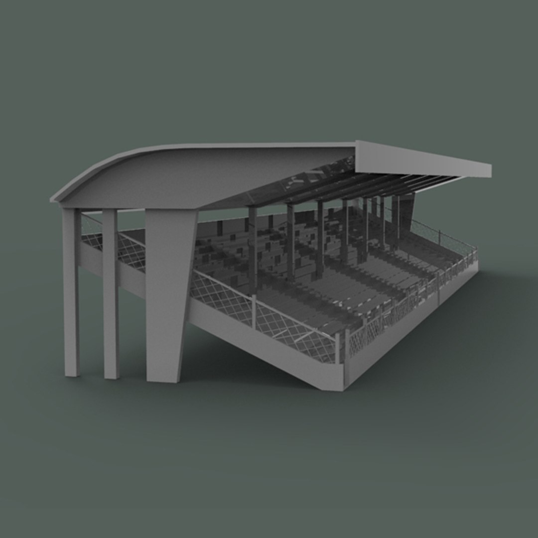 3d Model Of Bleachers