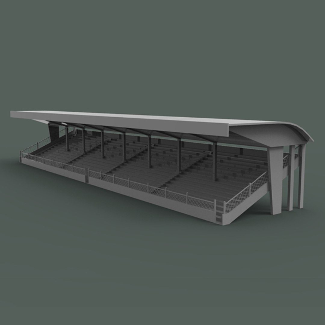 3d Model Of Bleachers