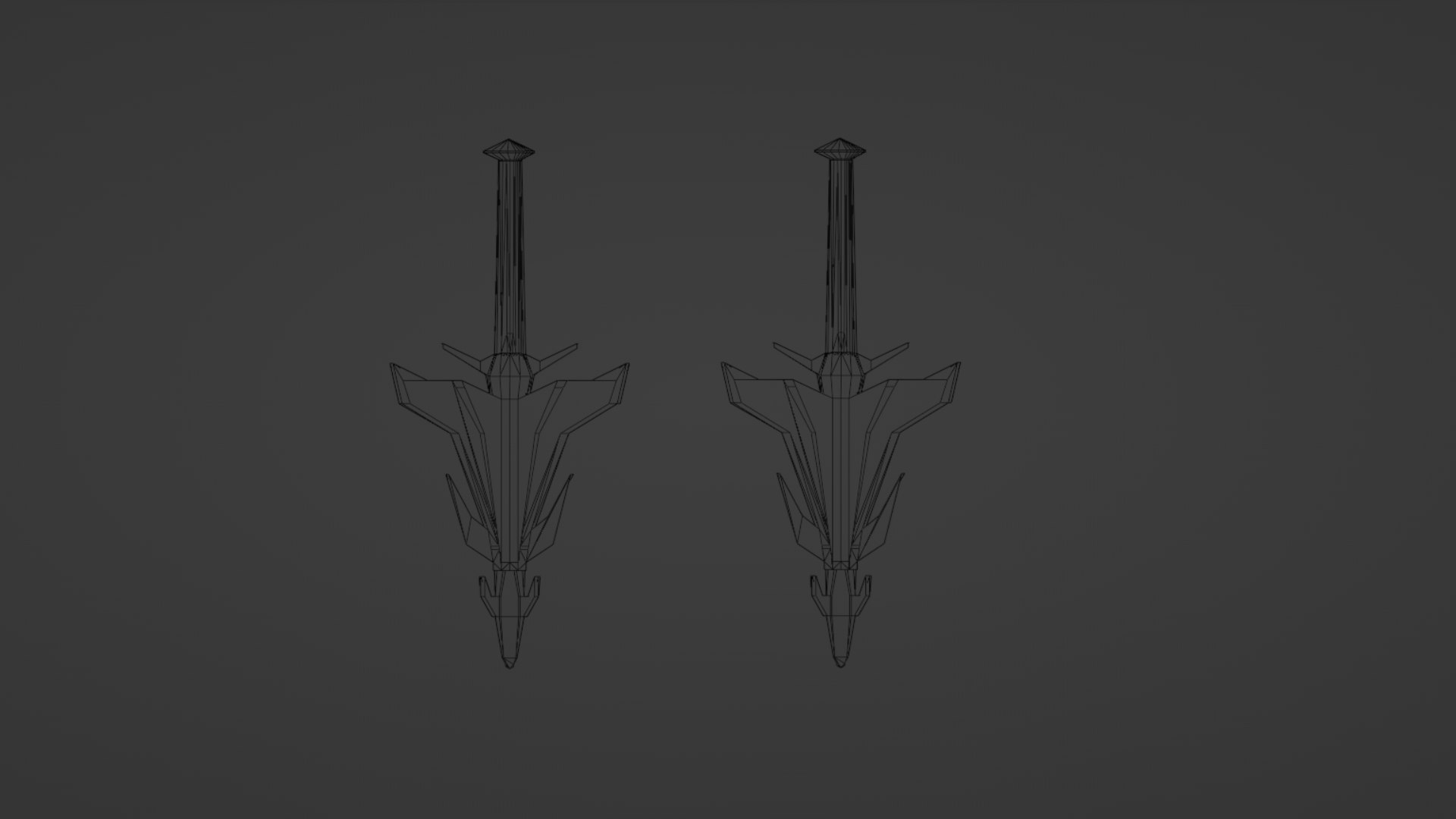 modelo 3d Twin Daggers - TurboSquid 2074748