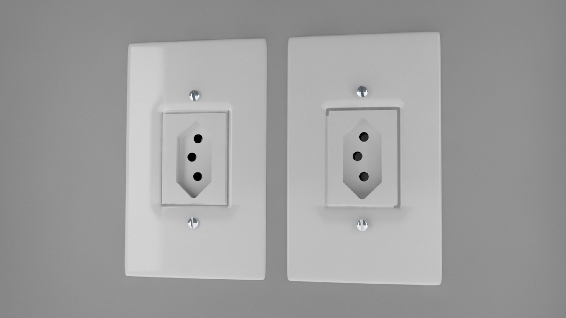 3d power socket type n model