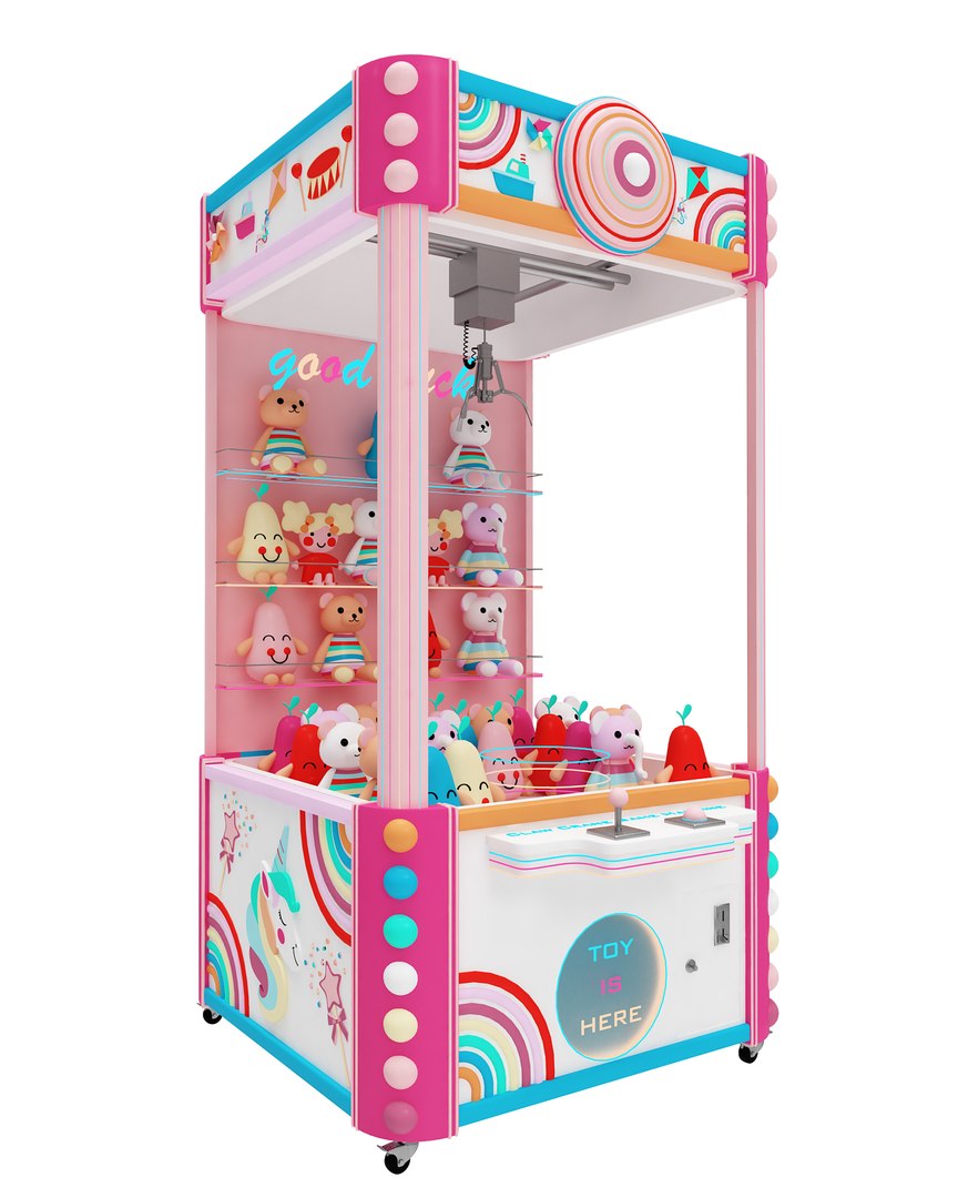 3D Claw Crane Arcade Game Machine Model - TurboSquid 2218205