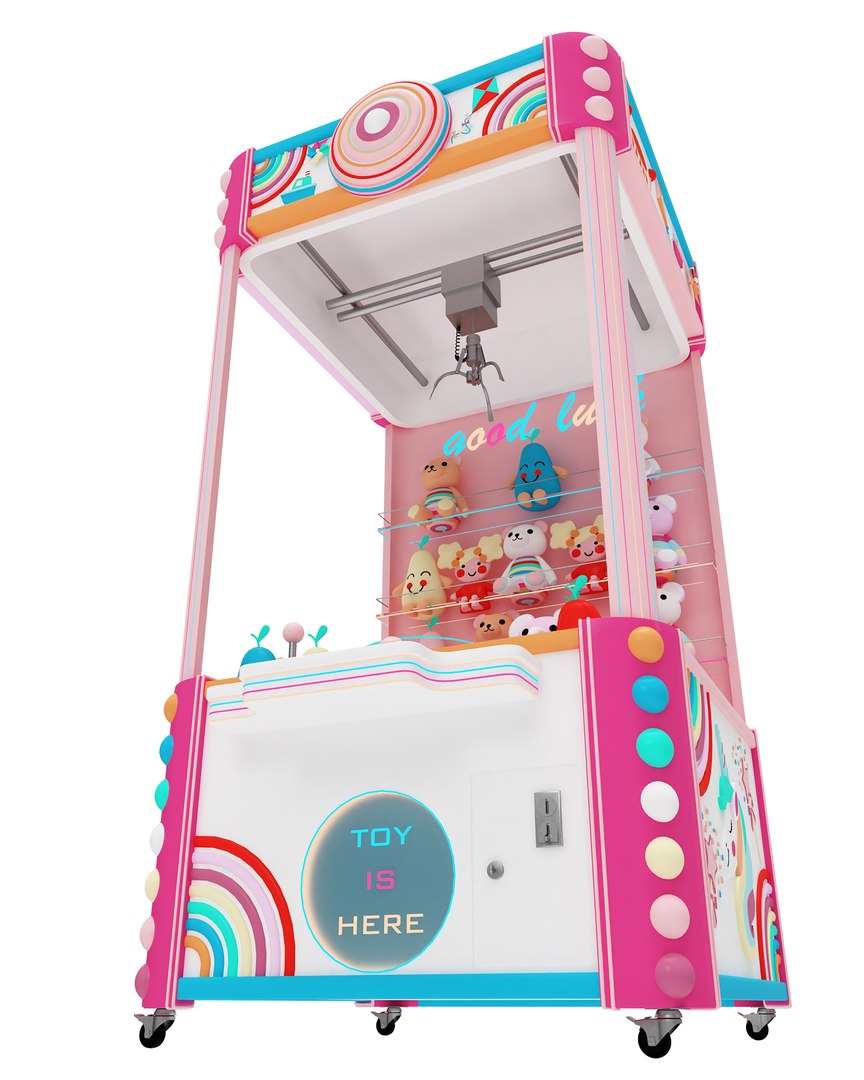 3D Claw Crane Arcade Game Machine Model - TurboSquid 2218205