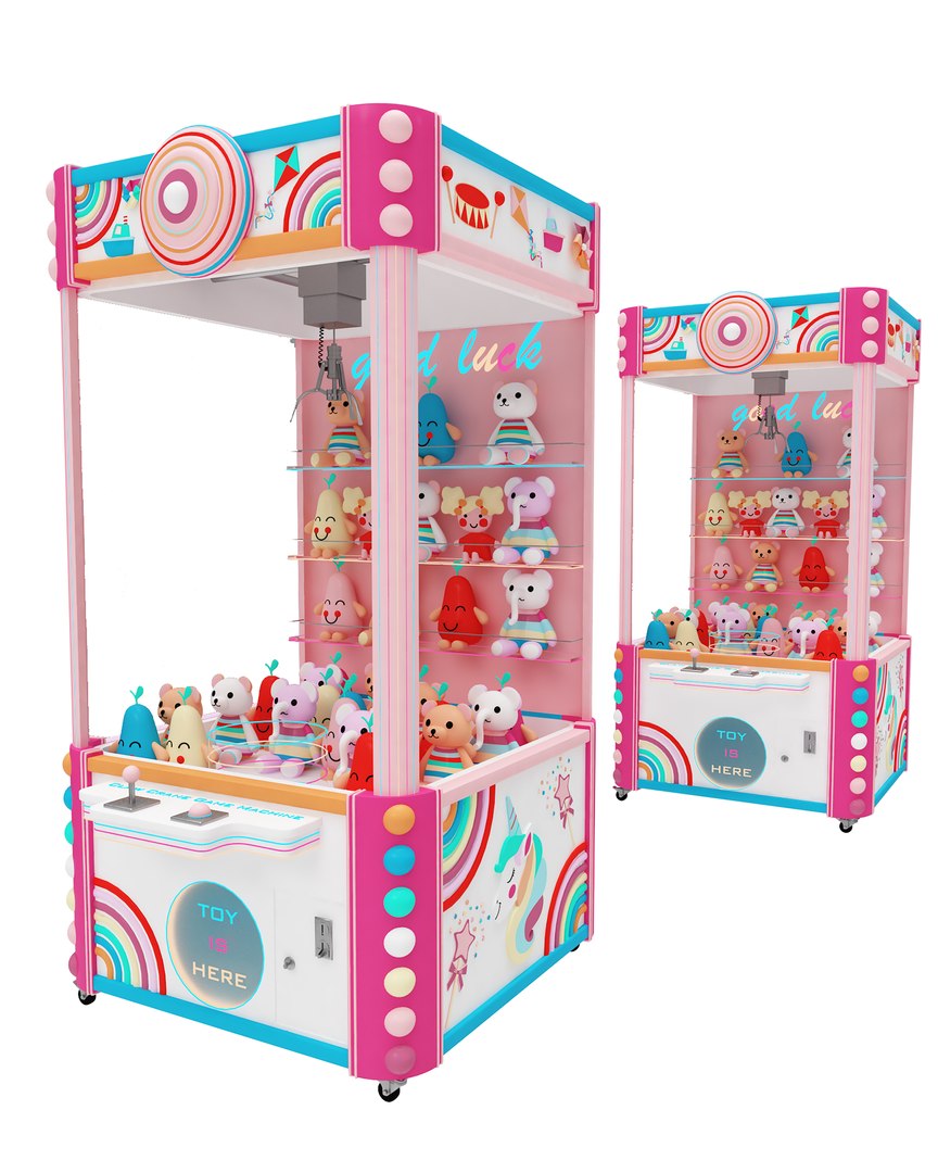 3D Claw Crane Arcade Game Machine Model - TurboSquid 2218205