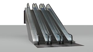 Animated Escalator 3D Models For Download | TurboSquid