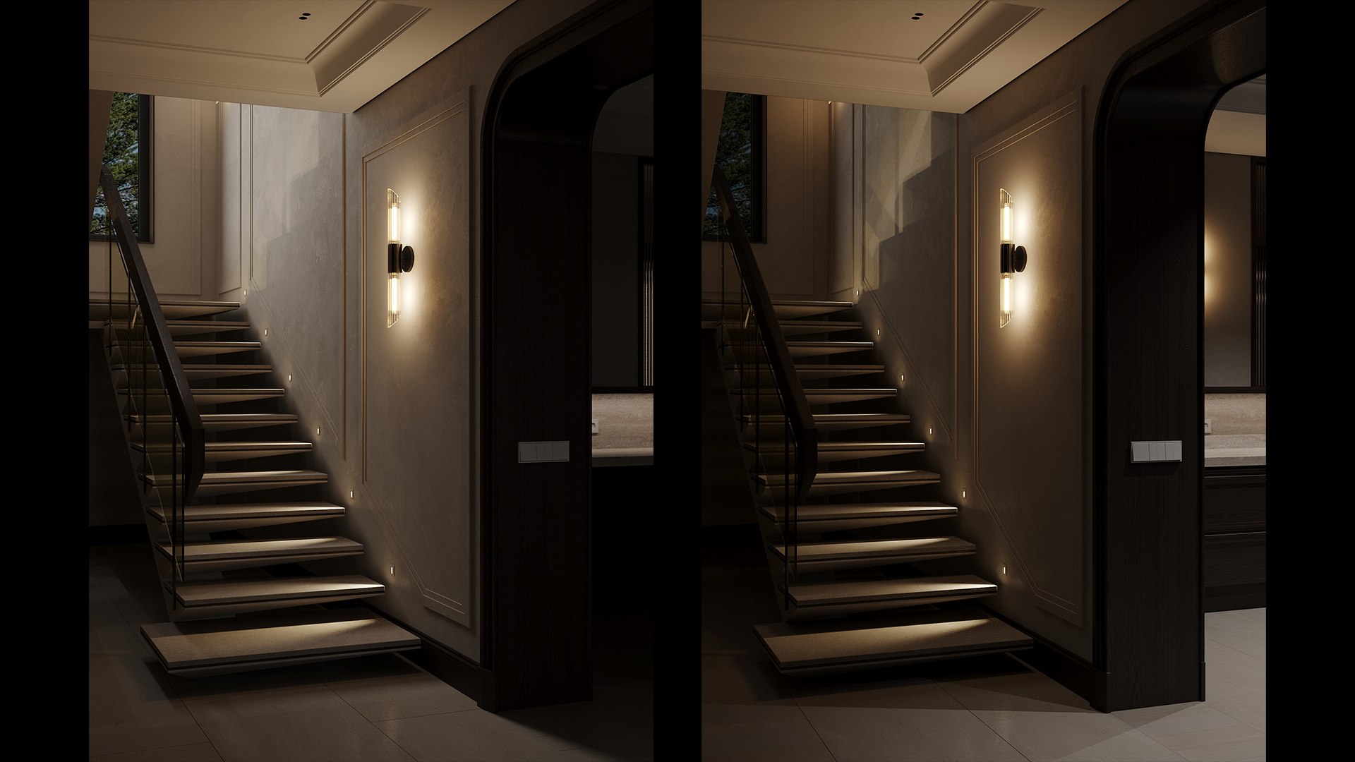 Interior Designed Scene With HALLWAY And STAIRS 3D Model - TurboSquid ...