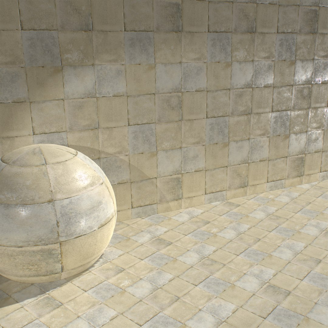 3D Model Wall Tiles Floor - TurboSquid 1673425