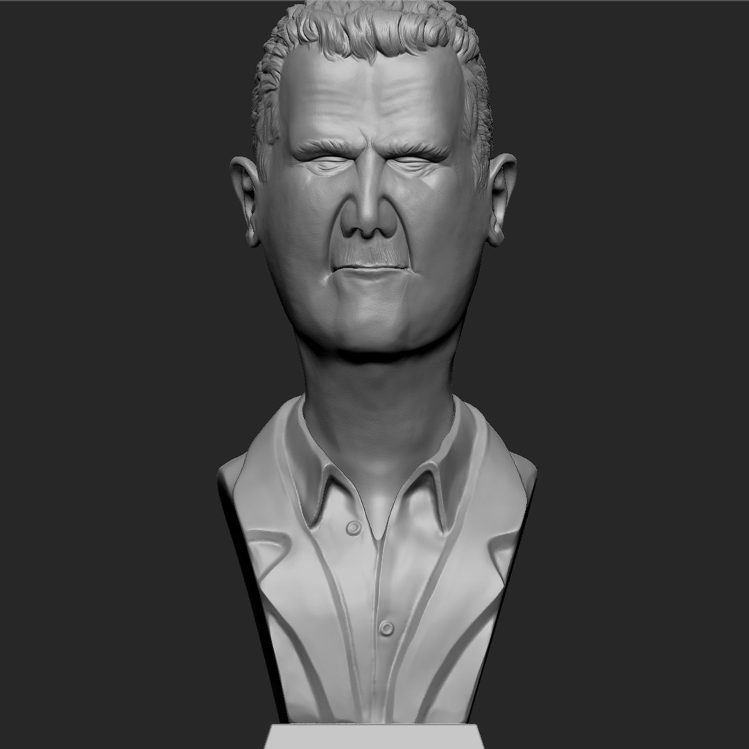 Bashar Al-Assad Dictator Of Syria Statue 3d Model Model - TurboSquid ...