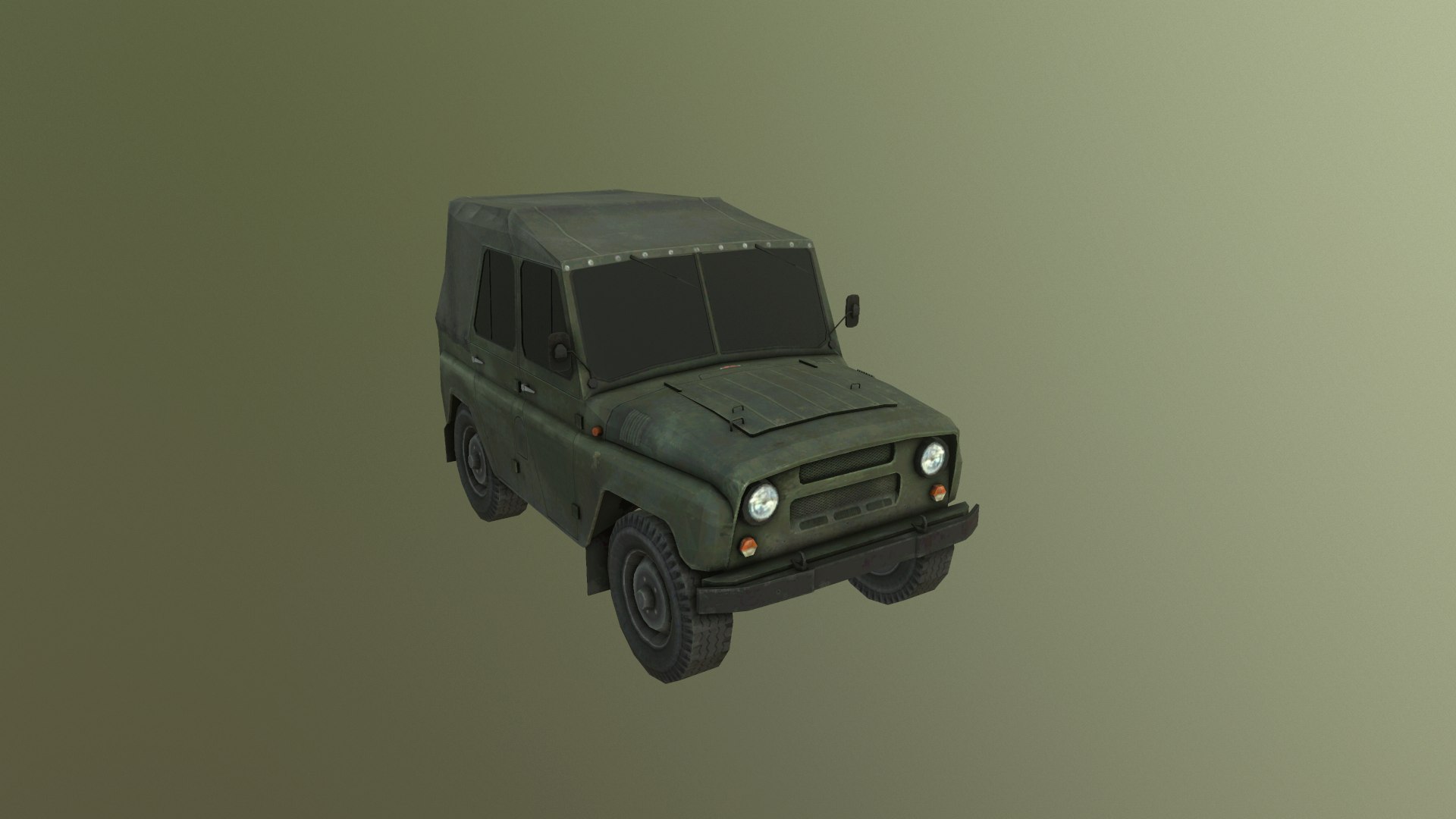 Ready fuhrungs uaz - 3D model - TurboSquid 1362224