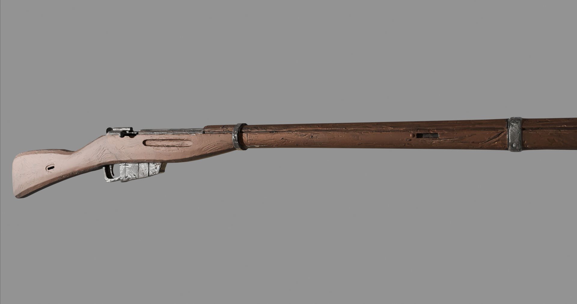 modelo 3d Fusil Mosin Nagant con bayoneta - TurboSquid 2288917