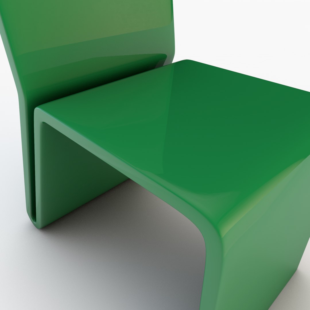 3d Model Plastic Table Chairs