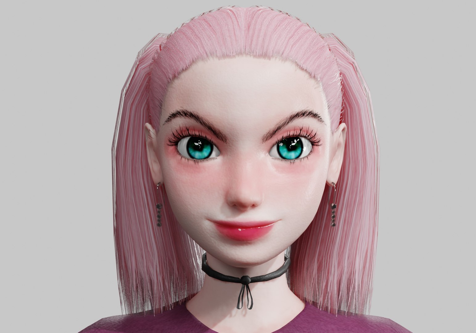 3d Model Cute Classic Woman V24601 Turbosquid 2280972