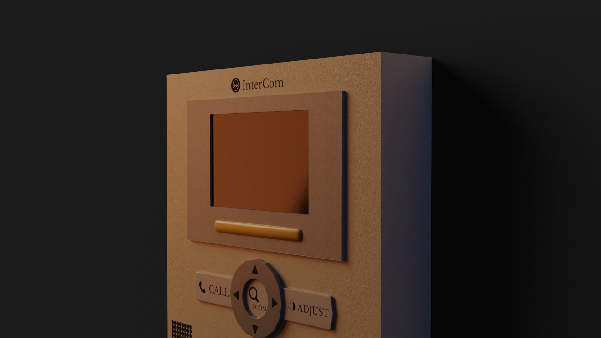 3D Model Intercom Pbr - TurboSquid 1582603