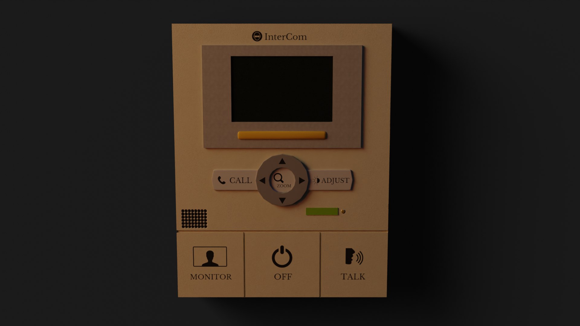 3D Model Intercom Pbr - TurboSquid 1582603