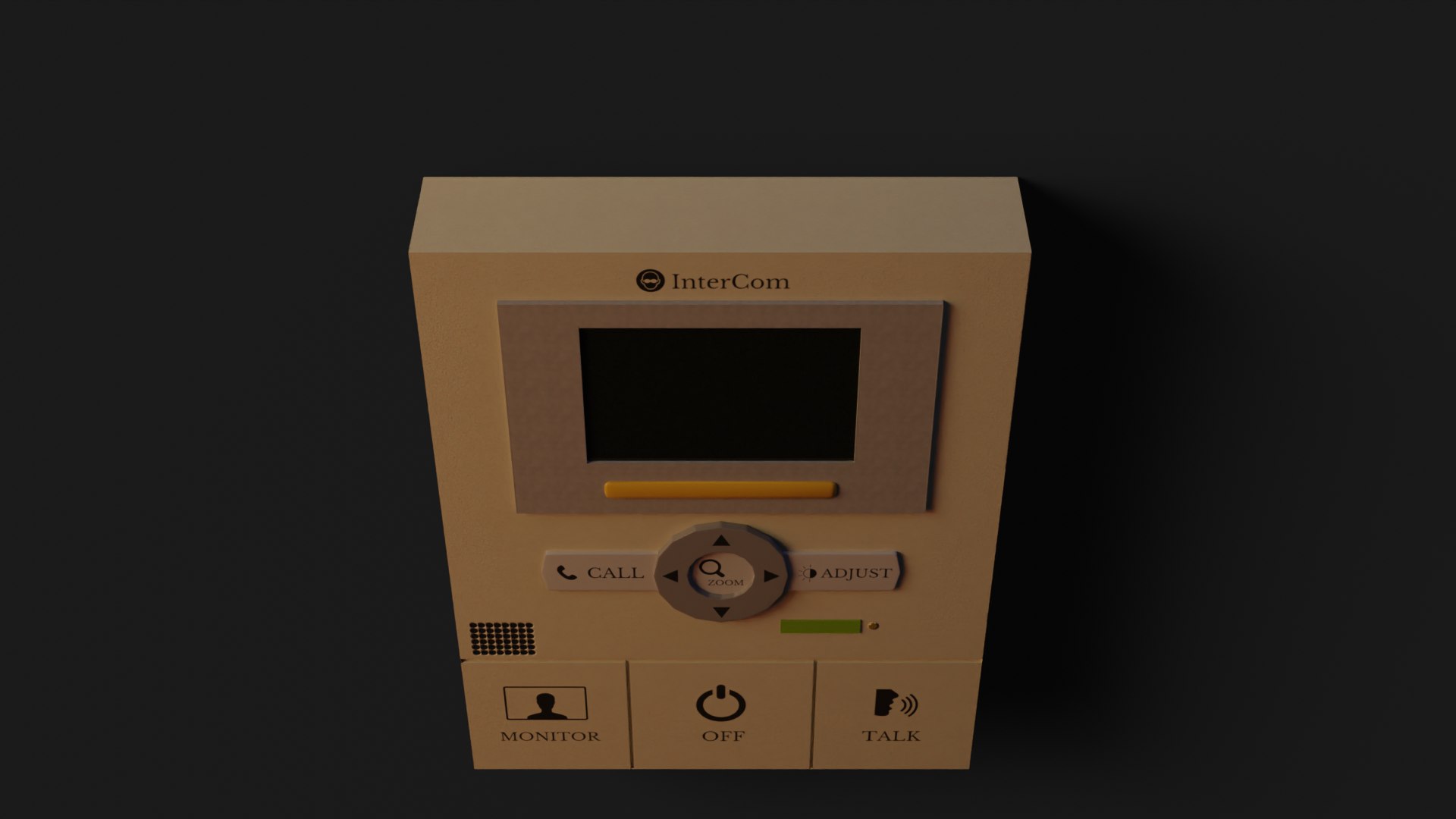 3D Model Intercom Pbr - TurboSquid 1582603