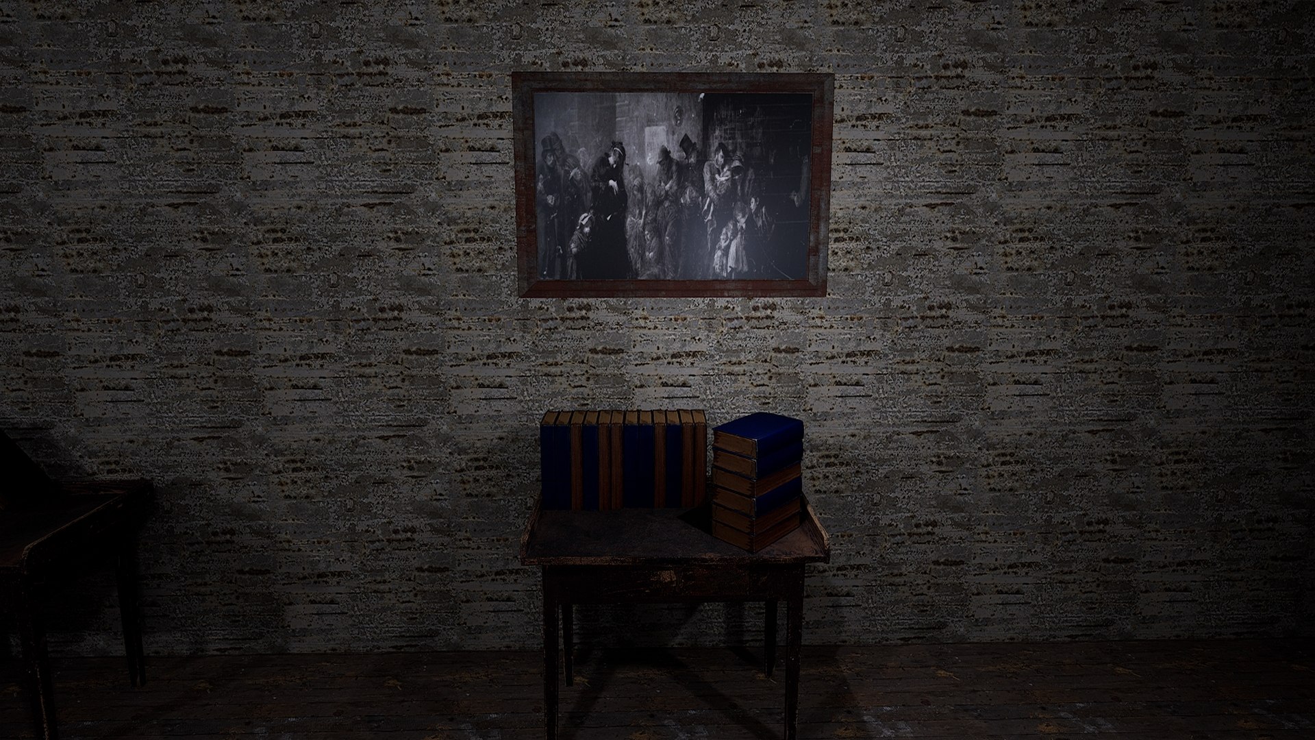 3D Rusty Dark Horror Basement Floor 3 Rooms Model - TurboSquid 2375273