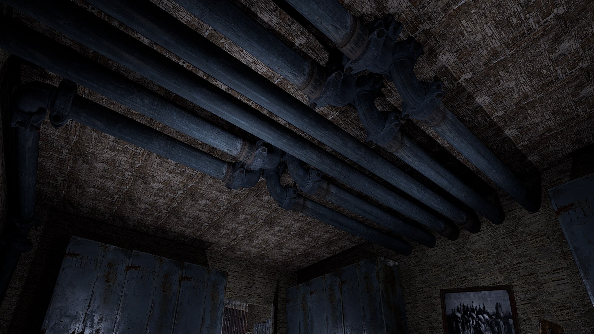 3D Rusty Dark Horror Basement Floor 3 Rooms Model - TurboSquid 2375273