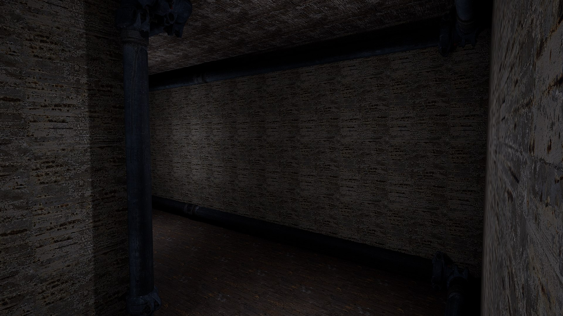 3D Rusty Dark Horror Basement Floor 3 Rooms Model - TurboSquid 2375273