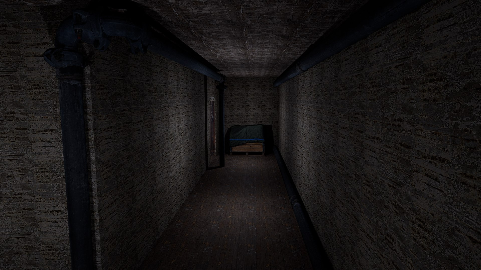3D Rusty Dark Horror Basement Floor 3 Rooms Model - TurboSquid 2375273
