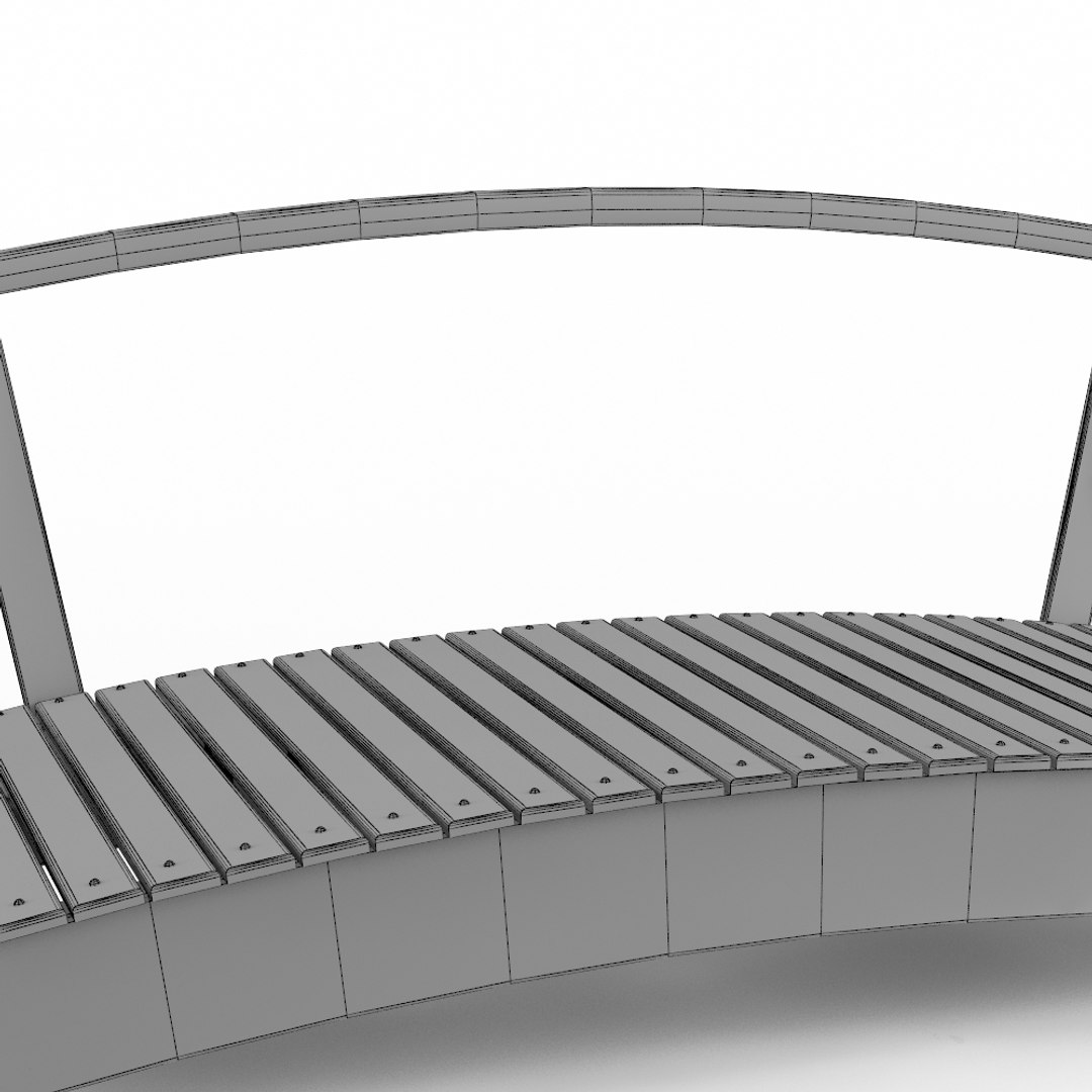 3dsmax Wooden Bridge