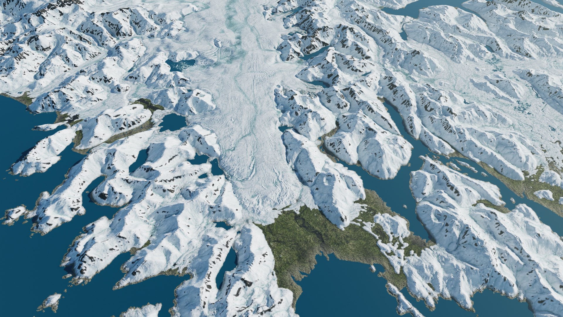 3D Glaciers Of Alaska PBR Terrain Model - TurboSquid 2462731
