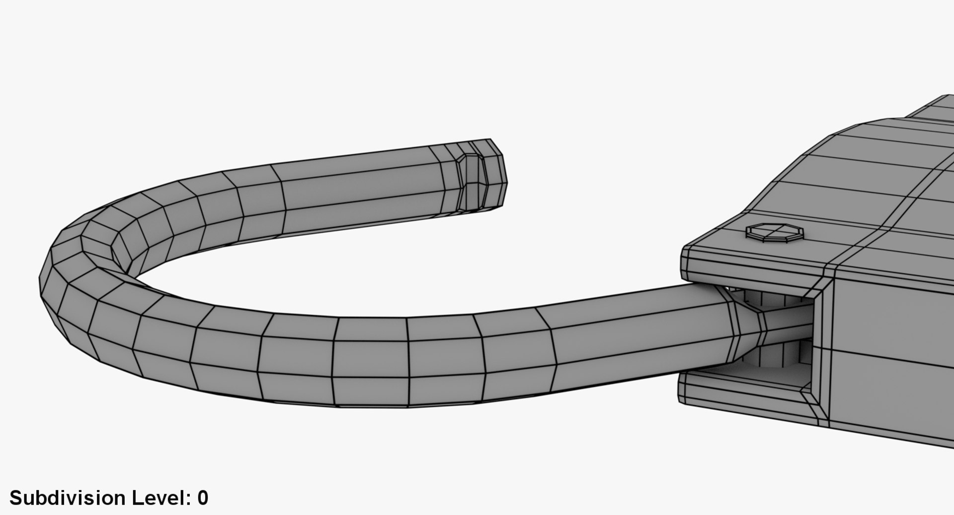 Lock Key Padlock 3d Model